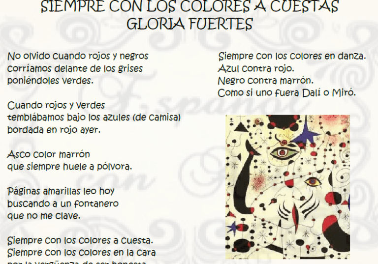Poemas de Gloria Fuertes para niños: Recopilación